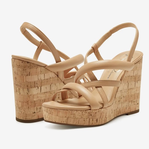 Jessica Simpson | Shoes | Jessica Simpson Simina Cork Wedge Sandals ...